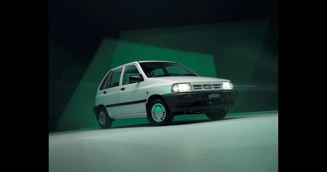 An 80th birthday present to itself: Kia UK reveals Pride EV restomod