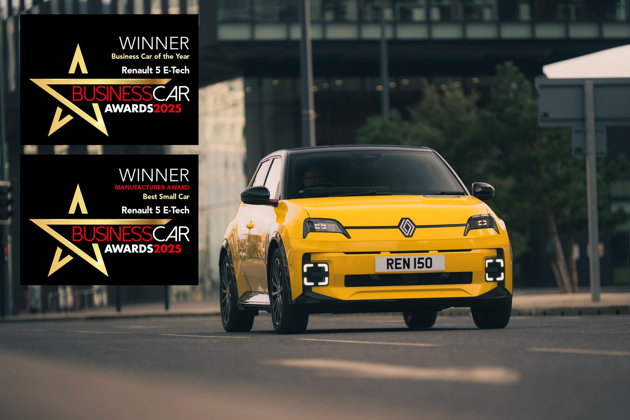 RENAULT 5 E-TECH ELECTRIC WINS TWICE AT THE 2025 BUSINESS CAR AWARDS ...