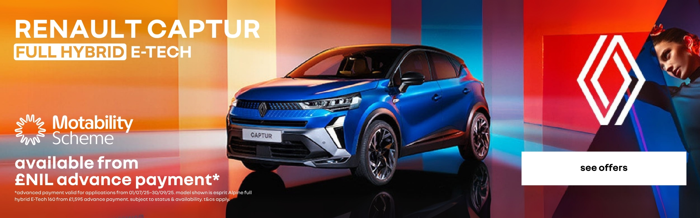 Renault Motability | Symbioz, Austral, Clio, Captur Motability