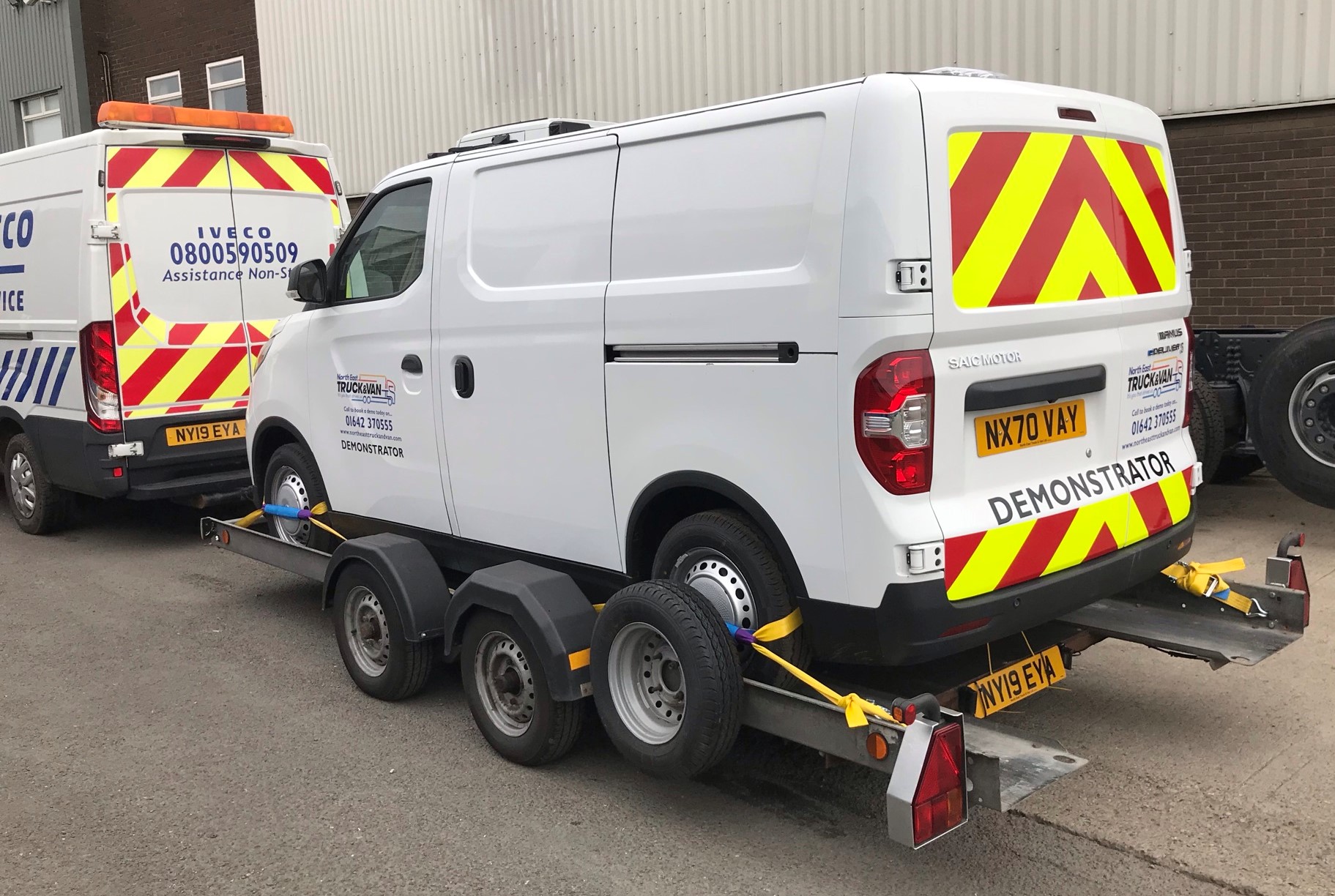 Leading Company Trailing Maxus e Deliver 3 | North East Truck and Van