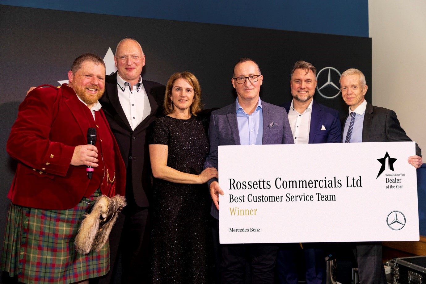 Rossetts wins Mercedes Vans Dealer of the Year 2022
