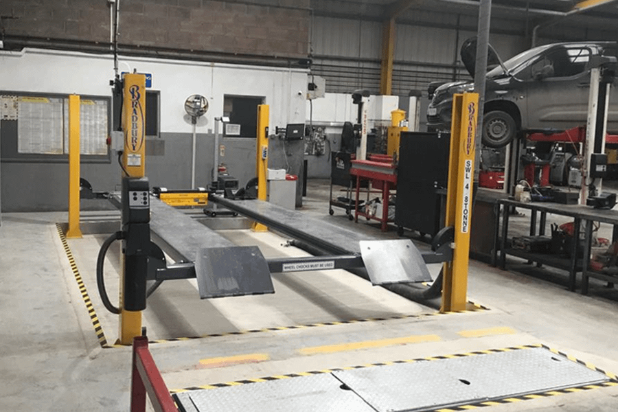 Class 7 Bay At FRF Bridgend Ready for servicing