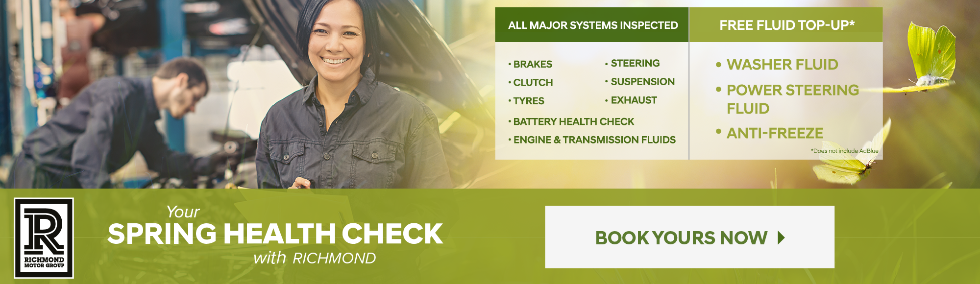 Servicing Offers | Hampshire & Surrey | Richmond Motor Group