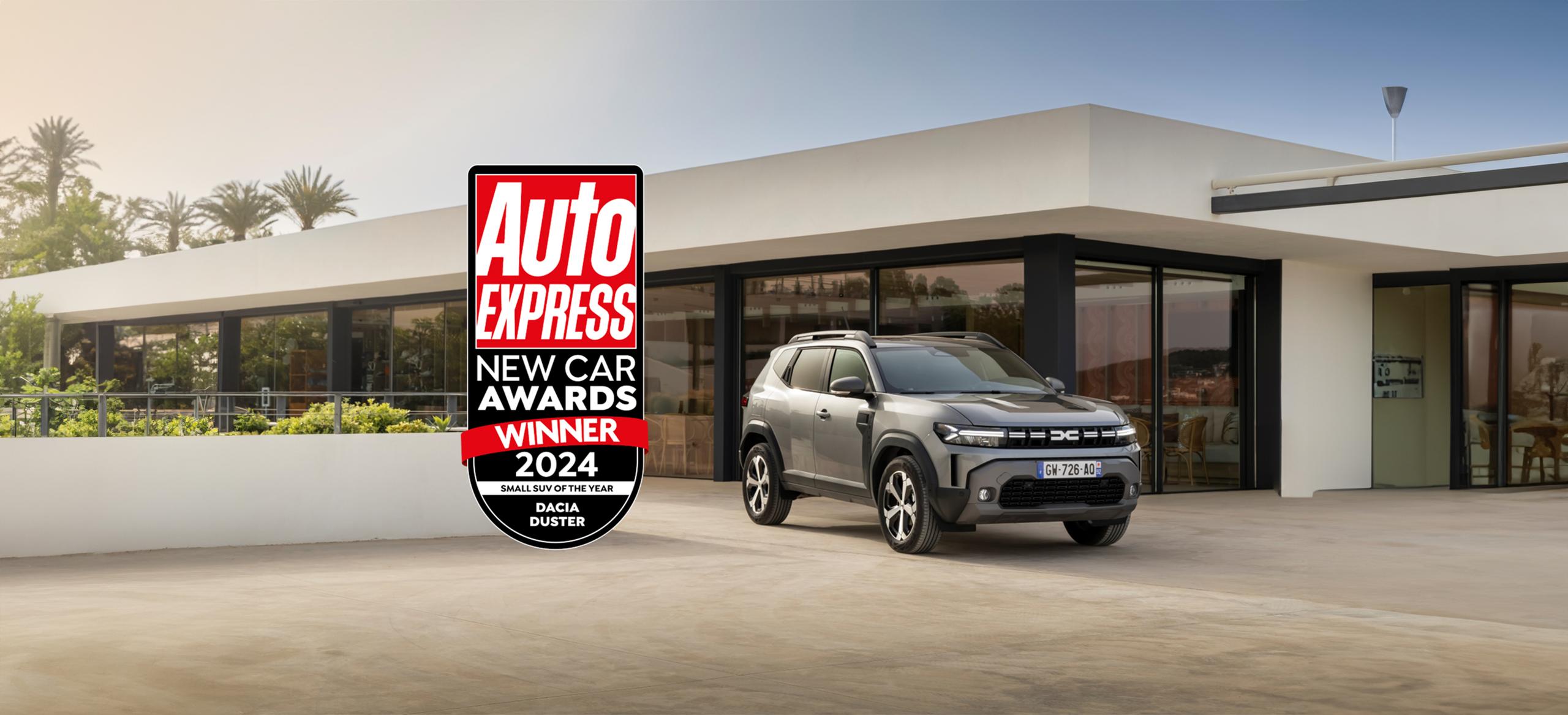 The All-New Dacia Duster Wins Big at the Auto Express New Car Awards!