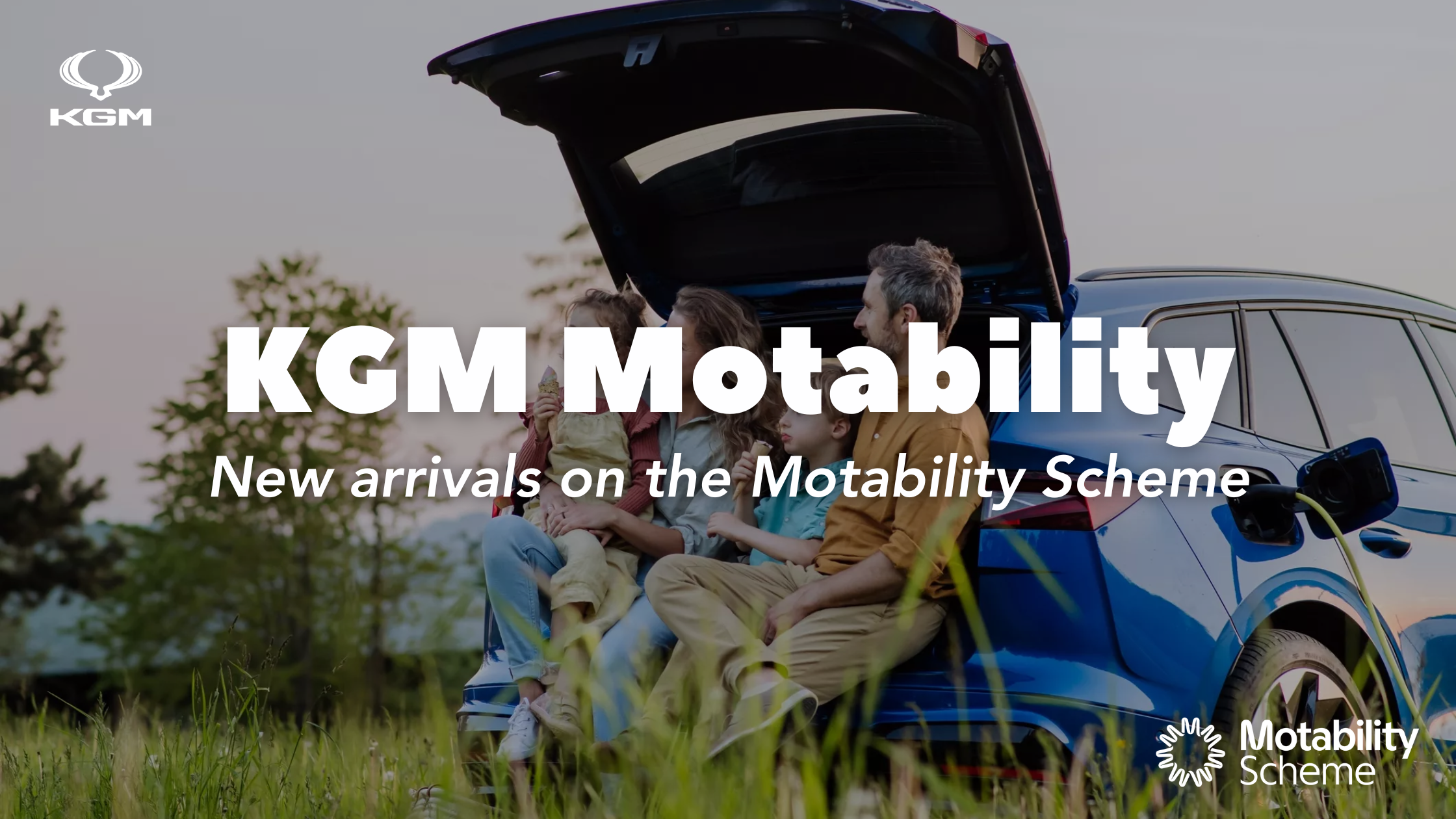 New KGM Arrivals on the Motability Scheme