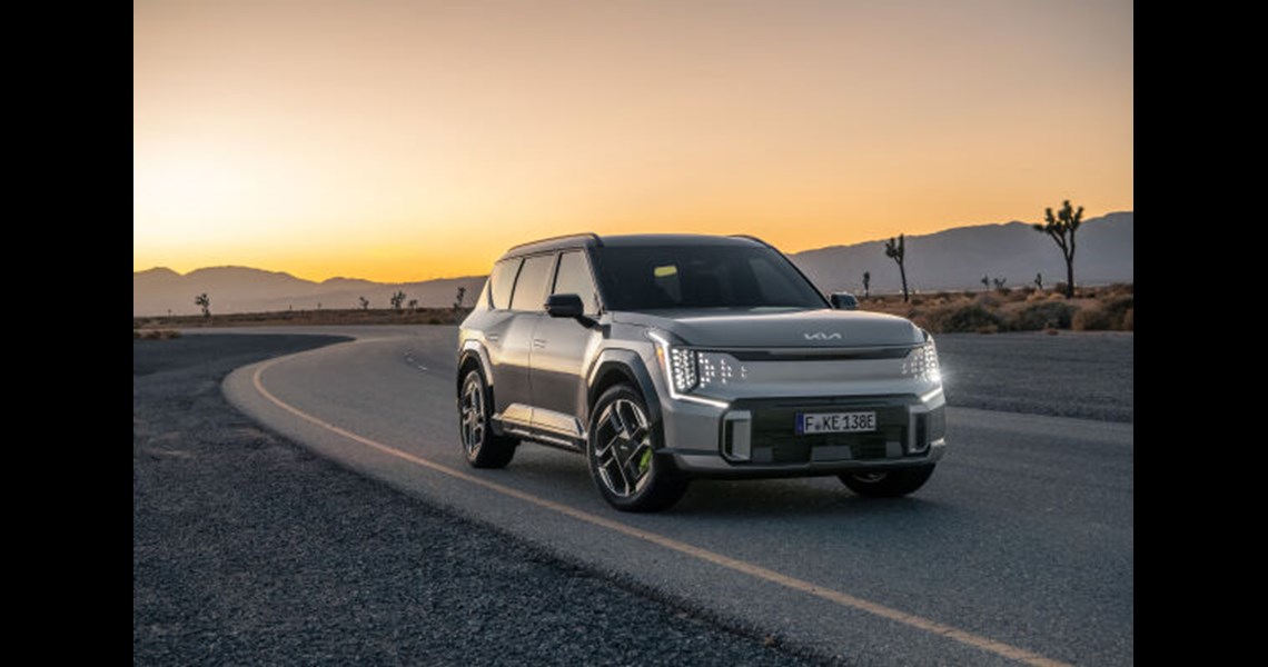 Power and performance in an elevated SUV package - the Kia EV9 GT debuts in Europe
