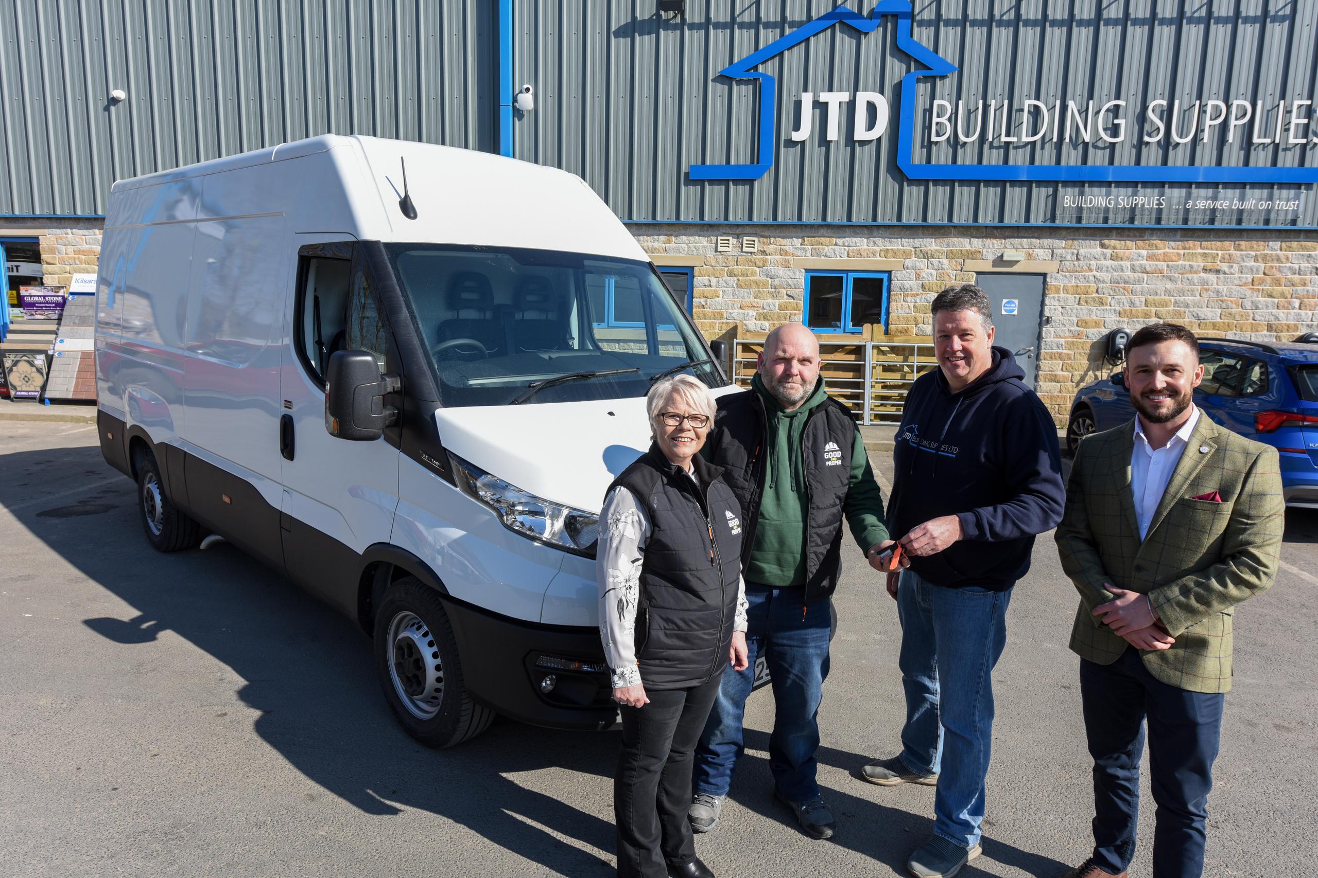 JTD Building Supplies Customer Wins Brand-New Van in H&B Promotion