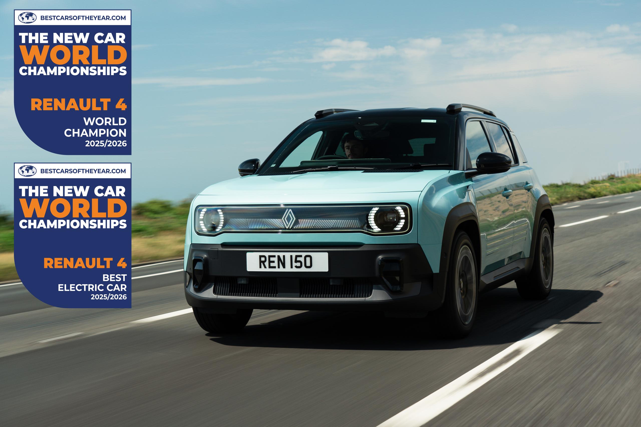 RENAULT 4 E-TECH ELECTRIC CROWNED OVERALL ‘WORLD CHAMPION’ AND ‘BEST ...